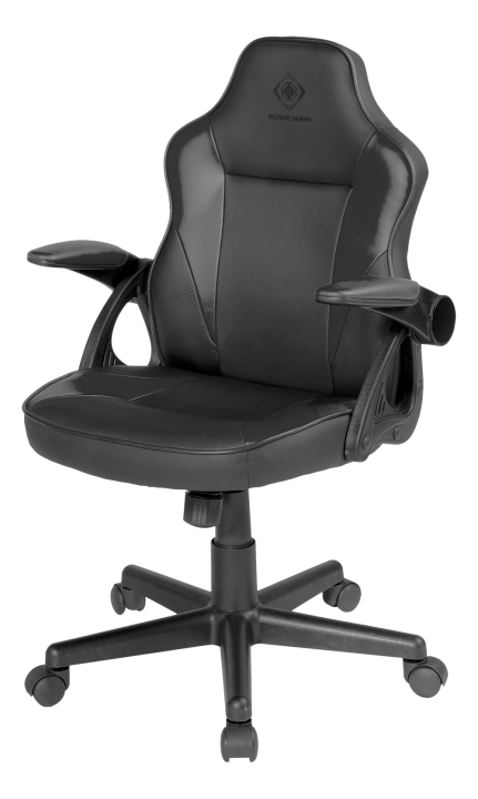 Köp DELTACO GAMING DC120 Junior Gaming Chair, PU-leather, Black | Tekn