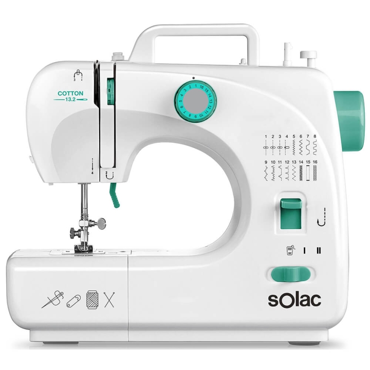 Köp SOLAC Sewing Machine Cotton 16.2 White | Teknikproffset.se