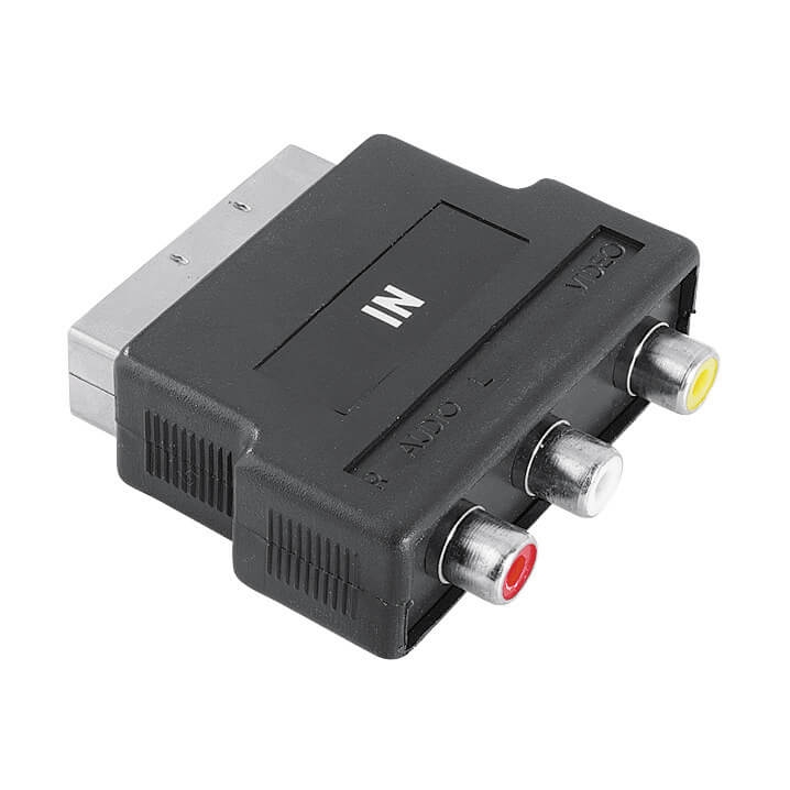 Köp HAMA Adapter 3xRCA-Scart Hona-Hane Svart | Teknikproffset.se