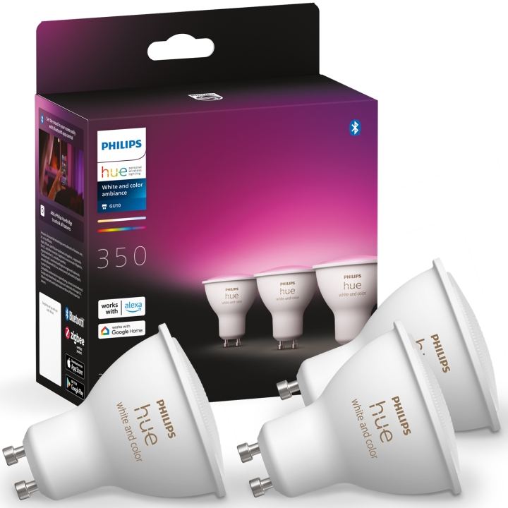 Köp Philips Hue White and Color Ambiance GU10 3-pack | Teknikproffset.se