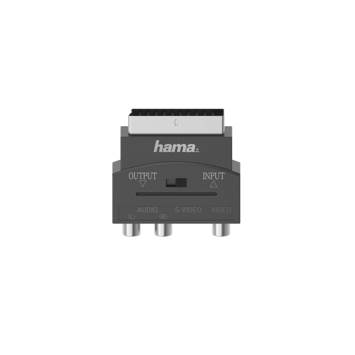 Köp HAMA Adapter 3xRCA Och S-Video Scart Hane-Hona Svart | Teknikproffset.s