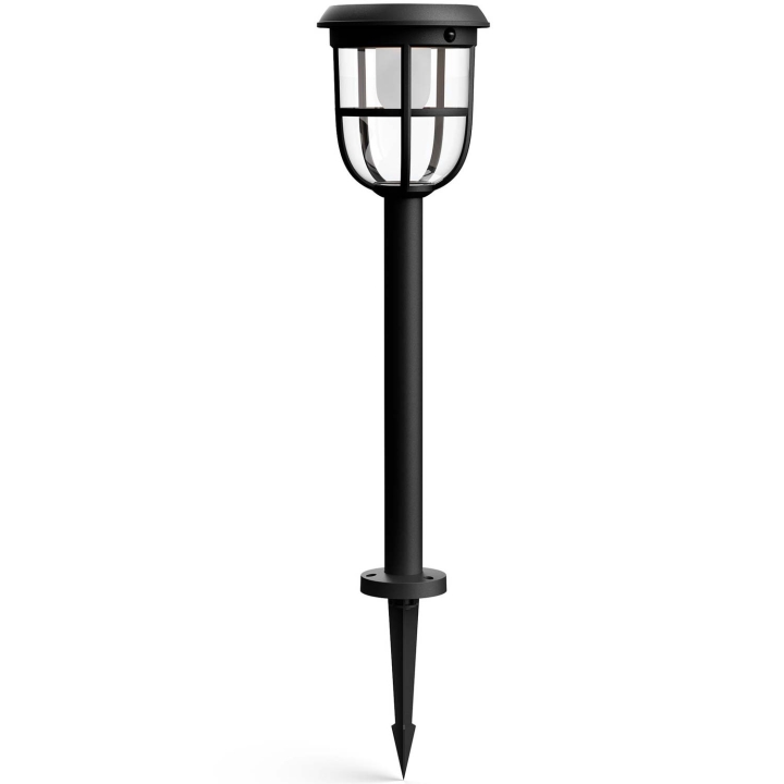 Köp Philips Radii Trädgårdslampa Solcell Ultra Efficient LED 250lm Svart
