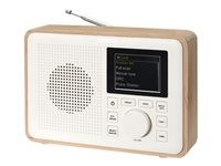 Köp Denver DAB-60LW DAB bærbar radio Beige Hvid | Teknikproffset.se
