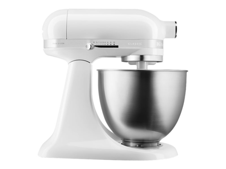 Köp KitchenAid Classic 5KSM3310XEWH Køkkenmaskine 3.3liter Hvid | Teknikpro