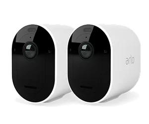 Köp Arlo Pro 5 Spotlight security camera with 2x camera kit, white | Teknik