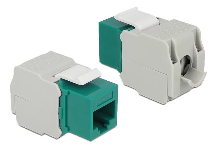 DeLOCK Keystone Module RJ45 jack > LSA Cat.6 UTP green | CDON