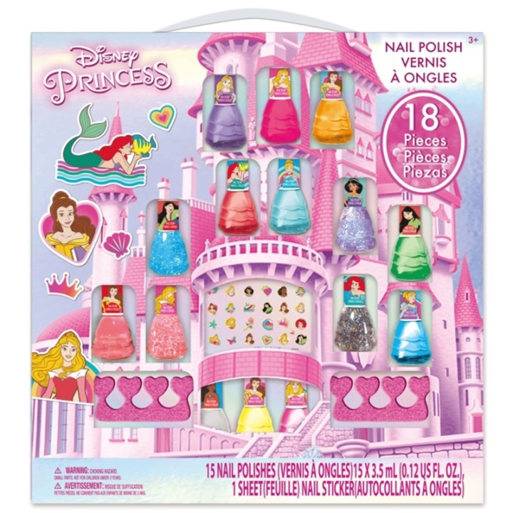 Disney Princess Nail Polish Set | CDON