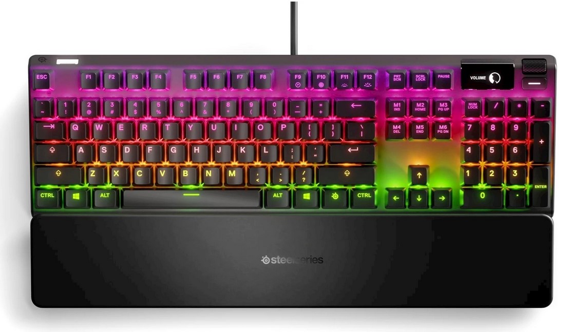 SteelSeries Apex 7 Gamingtangentbord med RGB och OLED-display - present ...