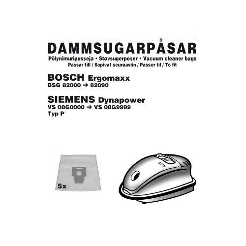 Köp Champion Dammpåsar Bosch/Siemens, 5st | Teknikproffset.se