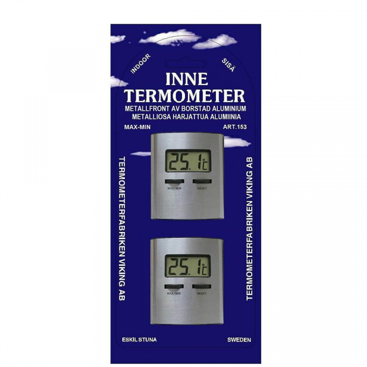 Köp TERMOMETERFABRIKEN Thermometer Indoor Digital 2-pack | Teknikproffset.s