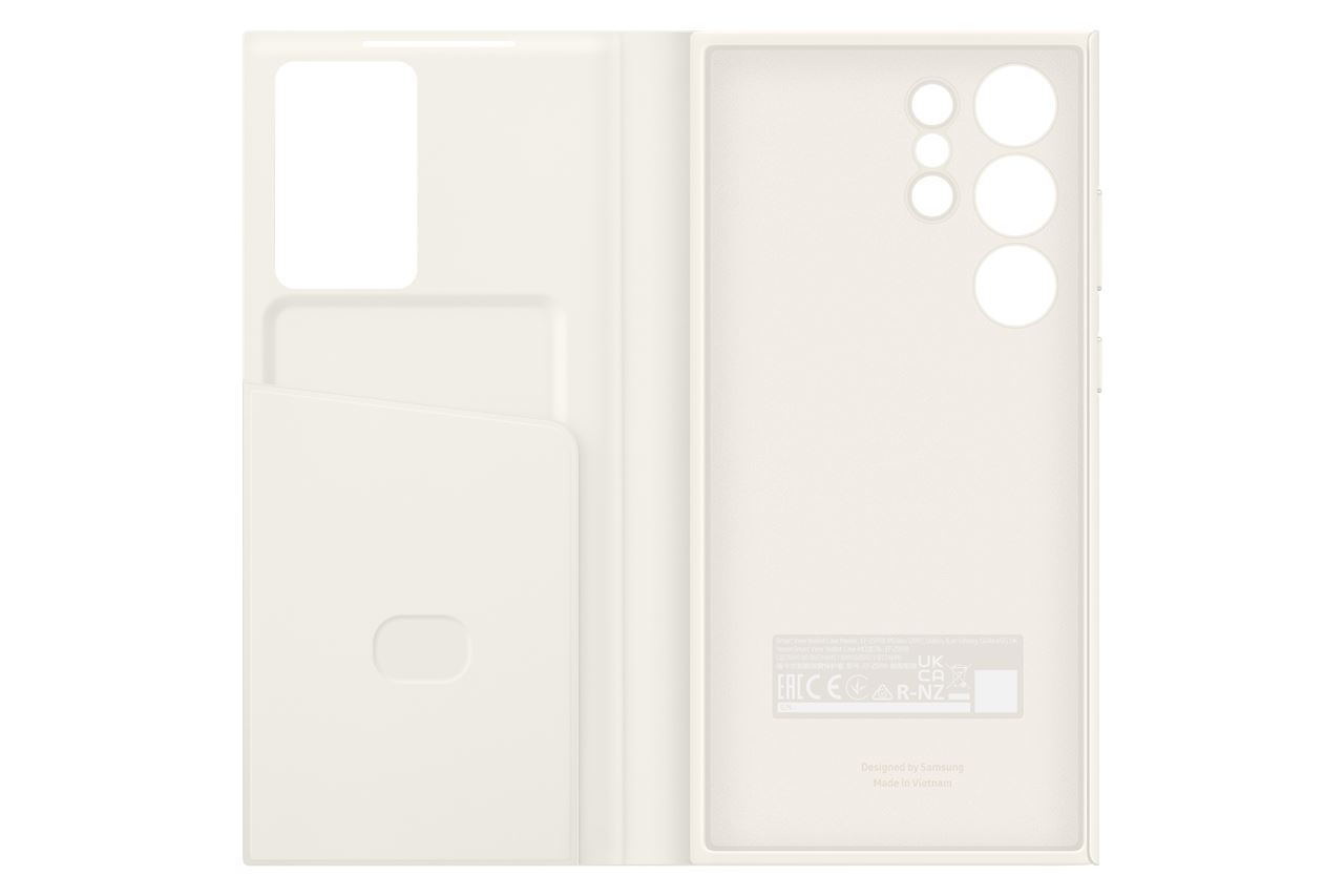 Köp Samsung Galaxy S23 Ultra Smart View Wallet Case Cream | Teknikproffset.