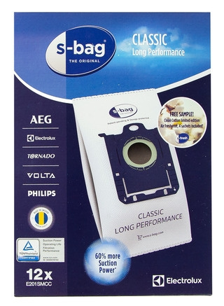 Köp Electrolux Classic Long Performance E201SMCC S-Bag -pölypussi, 12 kpl