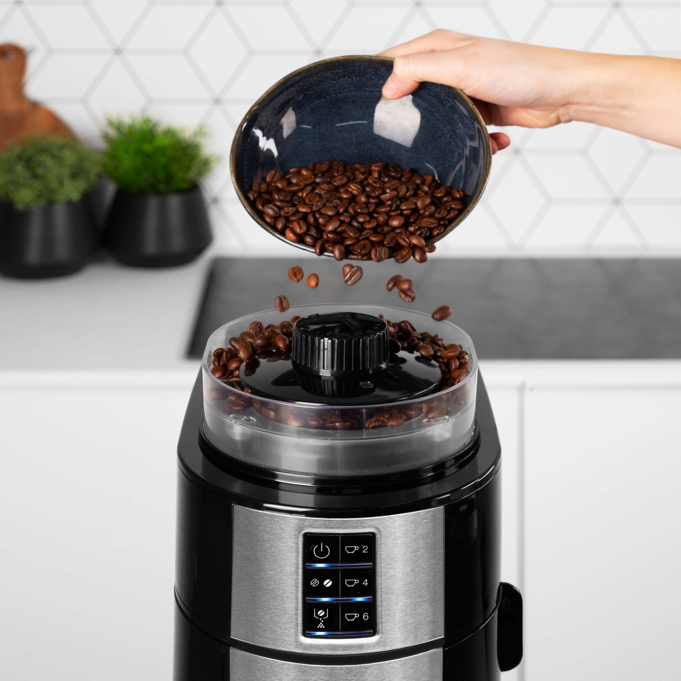 Köp Princess Kaffebryggare Kompakt Grind & Brew Deluxe 249408 | Teknikproff