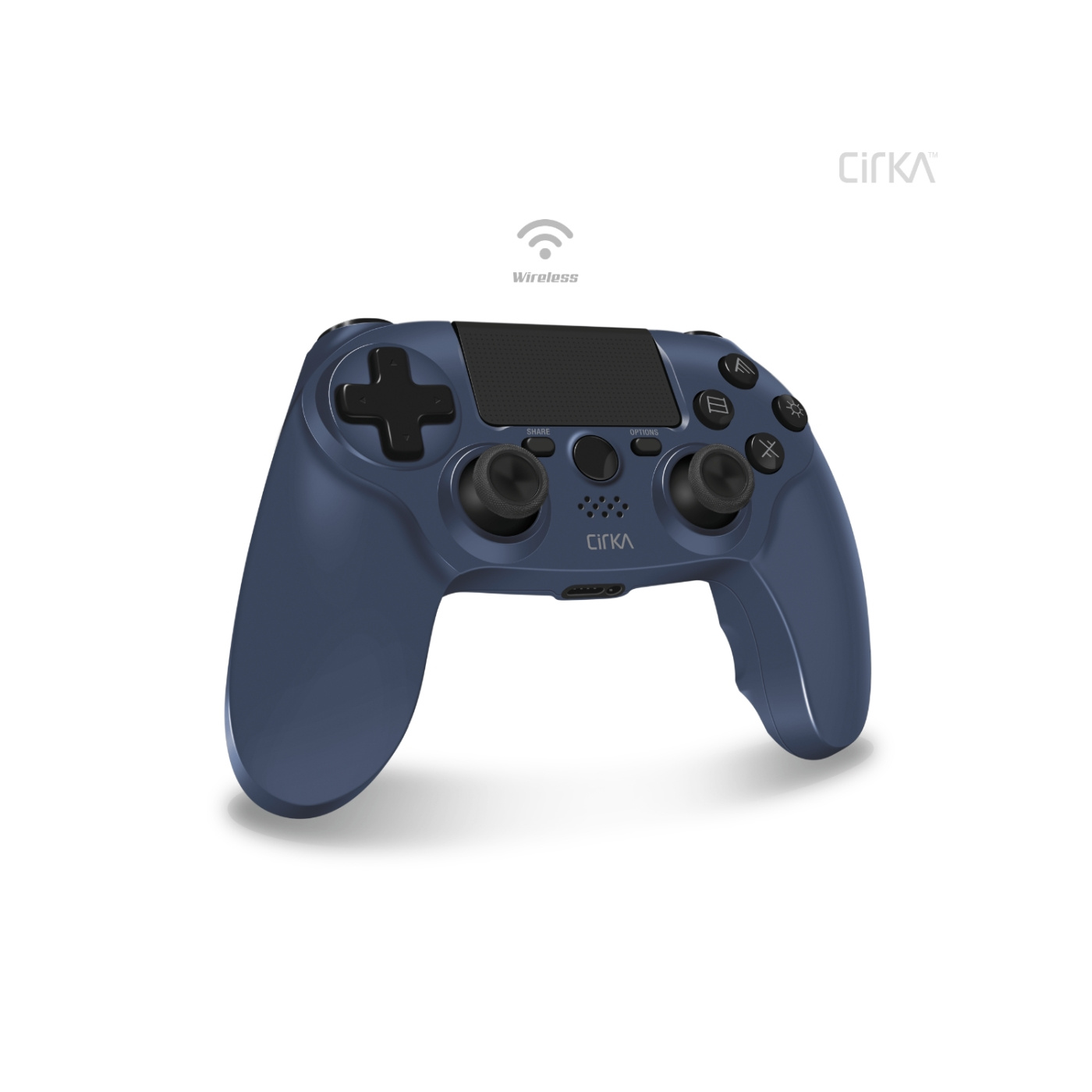 Köp Hyperkin Nuforce trådlös handkontroll - PS4/ PC/ Mac (Twilight Blue)