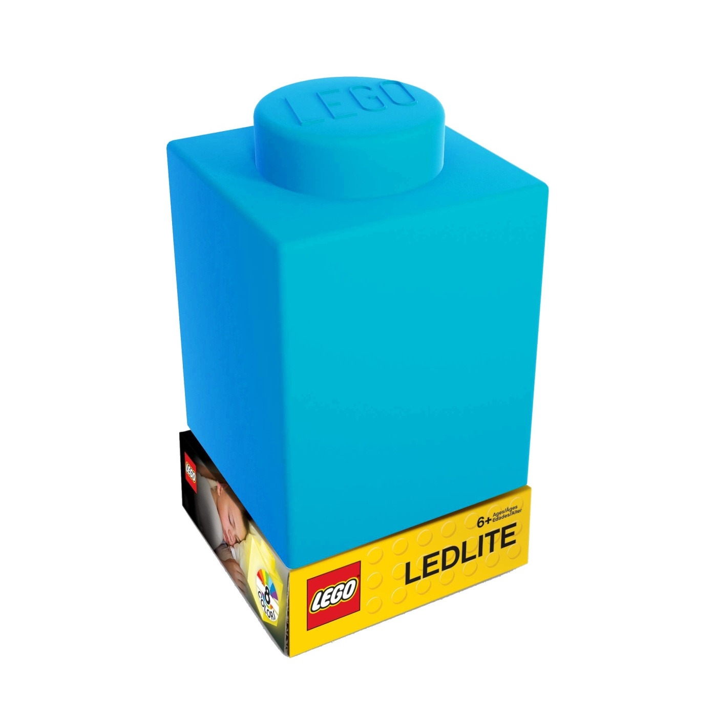 Köp LEGO LED LEGO - Silicone Brick - Night Light w/LED - Blue | Teknikproff